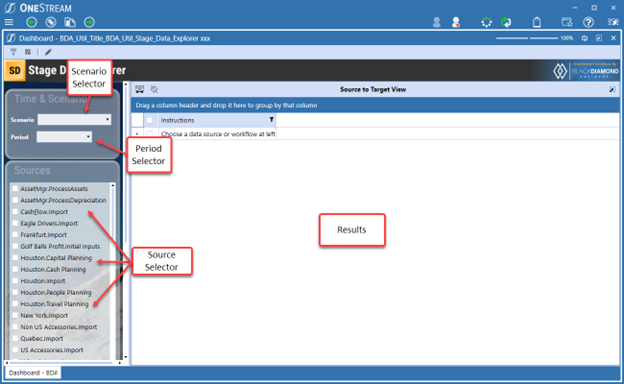 BDA Stage Data Explorer - Documentation